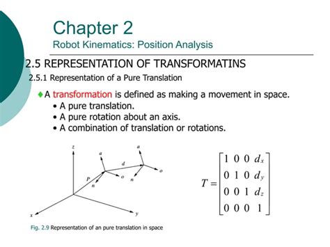 Chapter 2 Robot Kinematicsppt
