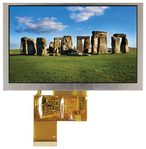 MCT050TC12W800480LML Midas Displays TFT LCD 5 800 X 480 Pixels
