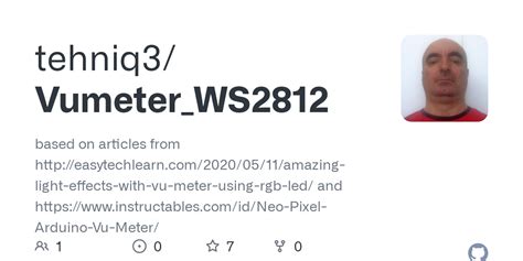 Github Tehniq3vumeterws2812 Based On Articles From