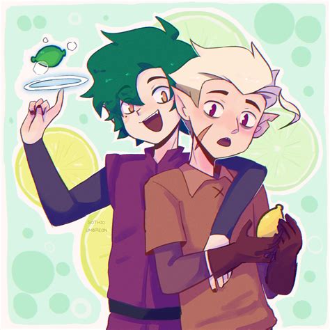 Hunter And Edric Blight The Owl House Drawn By Gothicumbreon Danbooru