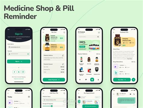 Medical App Ui Design مستقل