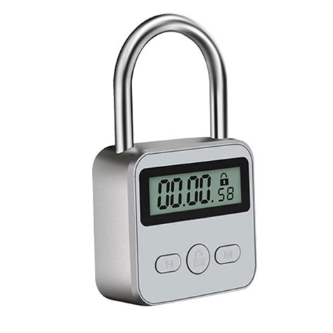 Luniquz Metal Timer Lock 99 Hours Max Timing Lock Usb Rechargeable