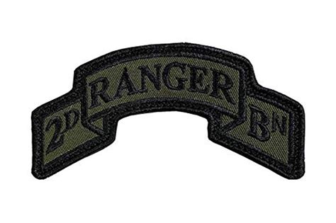 Modern Us 2nd Ranger Battalion Ranger Scroll 3 7 8 Inch X 2 Inch Od