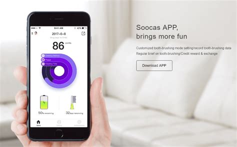 Xiaomi SOOCAS SOOCARE X3S Platinum Smart Bluetooth Sonic Electric ...