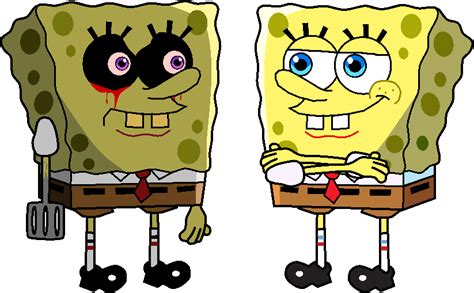 Spongebob Makes Slendybob Mad By Peachysilver On Deviantart