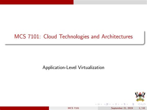 Application Virtualization Presentation Pdf