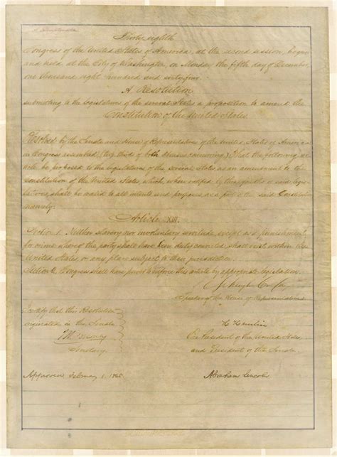 From Slavery To Freedom The 13th Amendment National Museum Of African American History And Culture