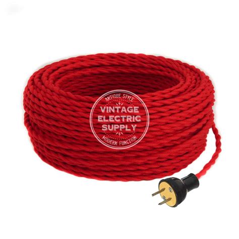 Red Cotton Twisted Re Wire Kit