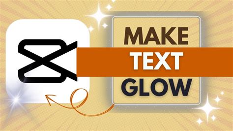 How To Make Text Glow In Capcut CapCut Tutorial YouTube