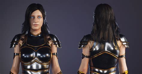 Femalewarrior 3d Characters Unity Asset Store