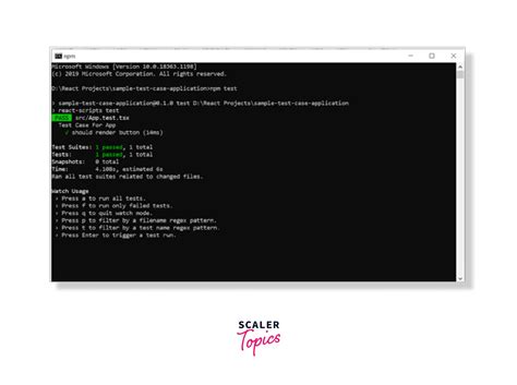 React Unit Testing Scaler Topics
