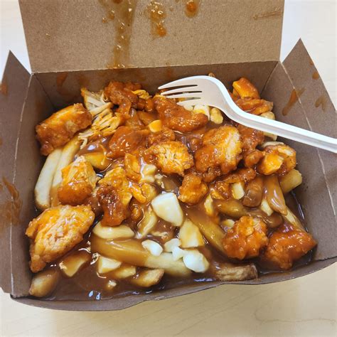 Harveys Buffalo Chicken Poutine Is Pretty Decent And My Go To For Fast Food Quick Lunch R
