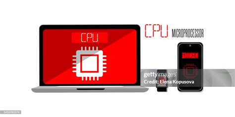 Nanotechnology Concept In Flat Style Technical Devices With Central