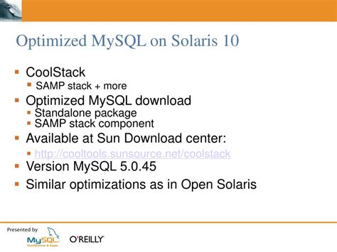 ppt best practices for deploying mysql on solaris powerpoint