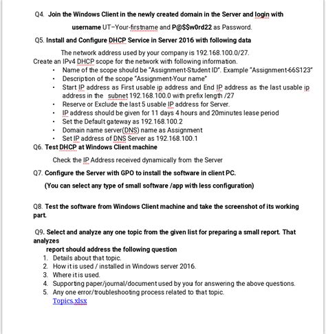 Solved Q Configure A New Windows Server Machine Chegg