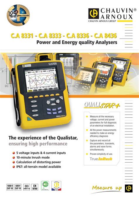 Pdf Power And Energy Quality Analysers · Unbalance Calculation Current And Voltage