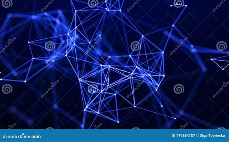Abstract Connection Dots Technology Background Network Connection