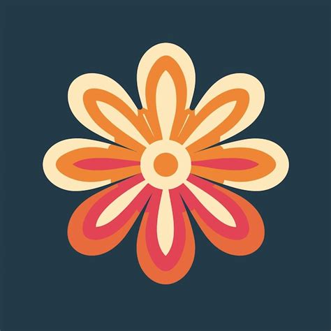 Premium Vector Seamless Colorful Single Flower Pattern