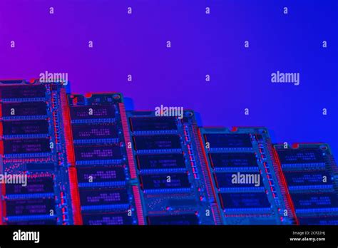 Computer Random Access Memory RAM Close Up Stock Photo Alamy