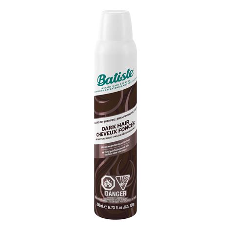 Batiste Dark Dry Shampoo With A Hint Of Color For Dark Hair Leaves No