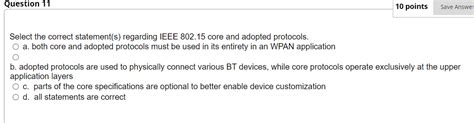 Solved What Is True About The Ieee 8023 Ethernet