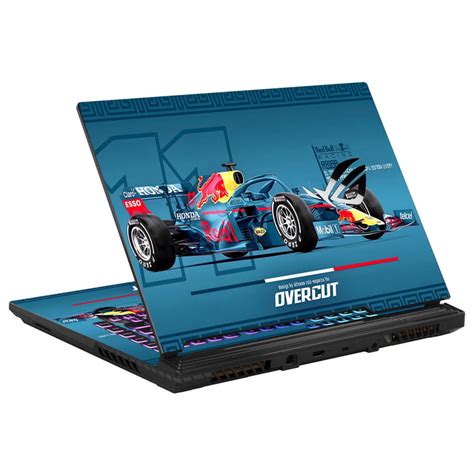 F1 Red Bull Neon Style Race Car Laptop Skin 3d Embossed 3m Vinyl