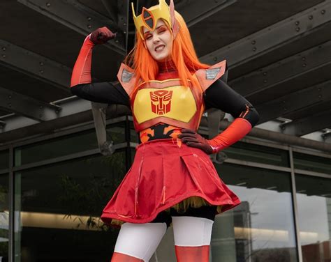 Rodimus Prime Cosplay Costume With Wig Etsy