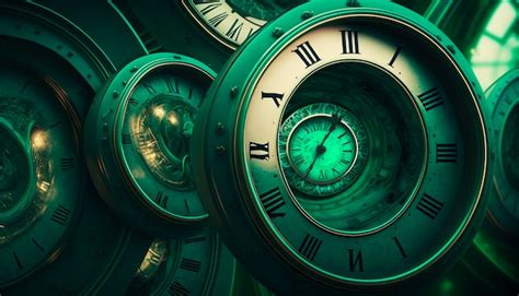 Premium Ai Image Chrono Portals Time Travel Through Strange Clock