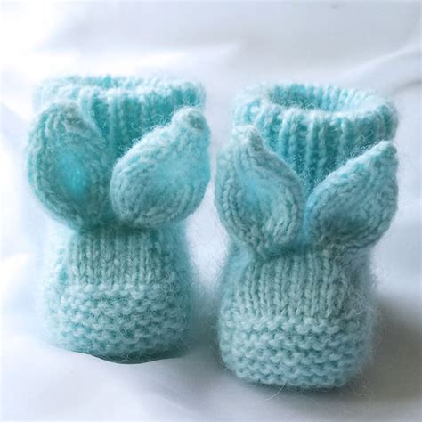 Пинетки Зайчики Очень милые пинеточки Детские варежки Вязание для ребенка Выкройка варежек