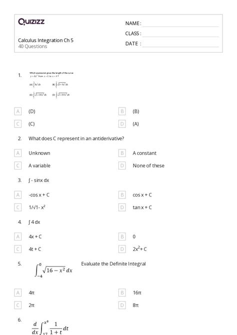 50 Intermediate Value Theorem Worksheets For 9th Class On Quizizz Free And Printable