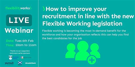 How To Improve Your Recruitment In Line With New Flex Working Legislation Flexibility Works