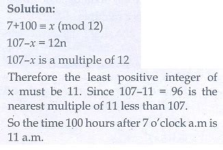 Exercise Modular Arithmetic Problem Questions With Answer Solution Mathematics