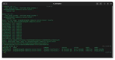 Cài đặt Cluster Database Mongodb Kiến Trúc Replica Set Bằng Docker