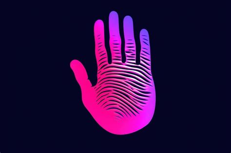 Premium Vector Fingerprints Biometric Data Identification