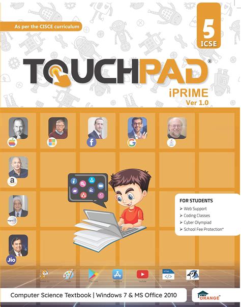 Touchpad Iprime Ver 1 0 Computer Book For Class 5 Icse Ansh Book Store