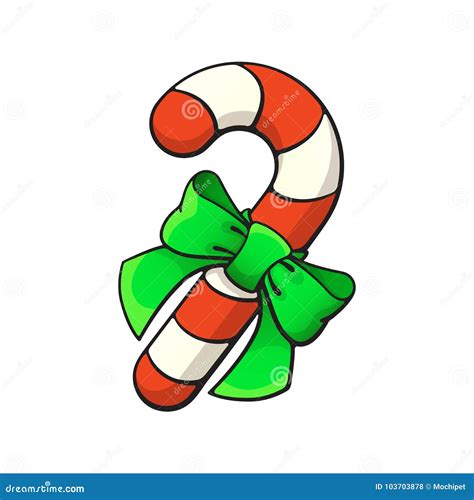 Cartoon Candy Cane Cartoon Cute Christmas Candy Cane 34917051 Png