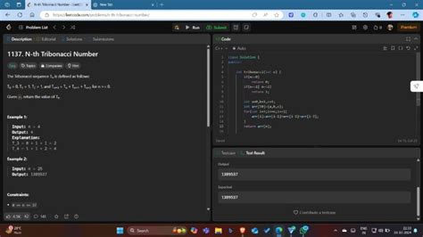 Khushi Datta On Linkedin 100daysofcode Dsa Fibonacci Tribonacci Problemsolving Keeppushing