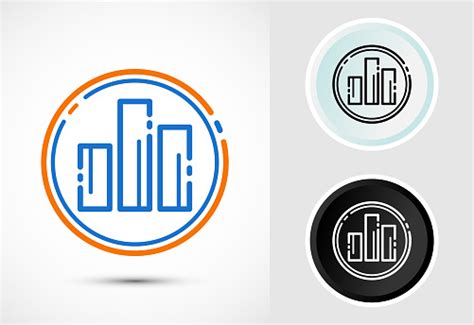 막대 차트 아이콘 디자인 일러스트 레이 션 그래프 로고 성장 기호 성장 차트 개념에 대한 스톡 벡터 아트 및 기타 이미지 개념 개념과 주제 개선 Istock