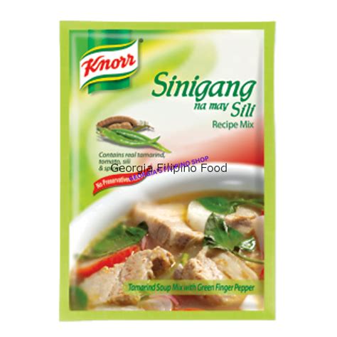 Knorr Sinigang Mix With Sili Georgias Filipino Shop