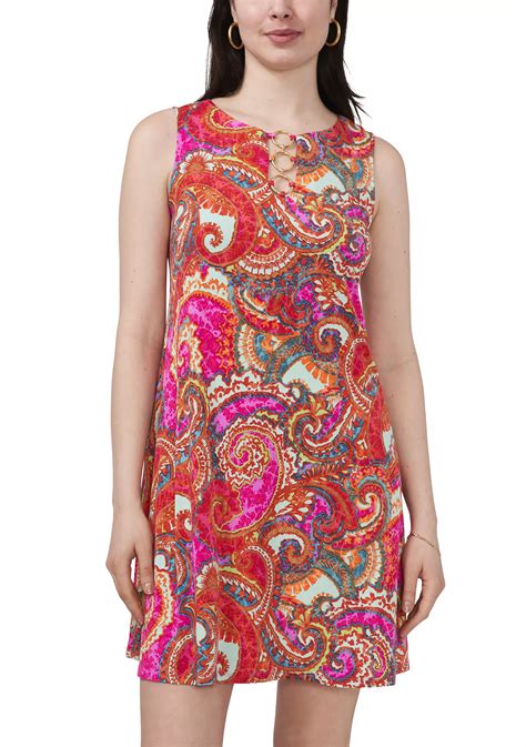 Msk Womens Paisley Printed Dress Belk