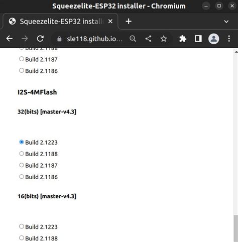 Flash Your Esp32 Based Player With The Latest Firmware Via Web Browser