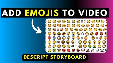 how to add emojis 😅👋👨‍🦱👩‍👩‍👧‍👧 to your social media videos in descript