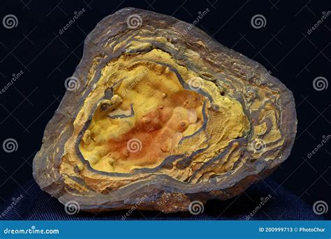 A Fragment Of A Limonite Nodule Brown Iron Ore Stock Image Image Of