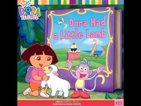 Dora The Explorer Dora Had A Little Lamb Book Youtube