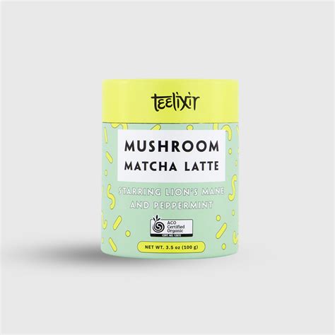 Organic Mushroom Latte Drinks Teelixir
