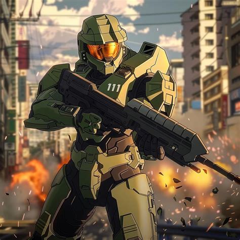 Master Chief As Anime Rhardaiimages