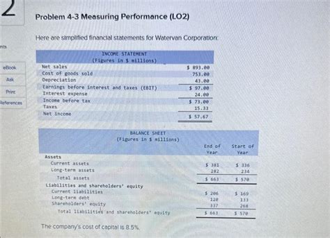 solved problem 4 3 measuring performance lo2 here are
