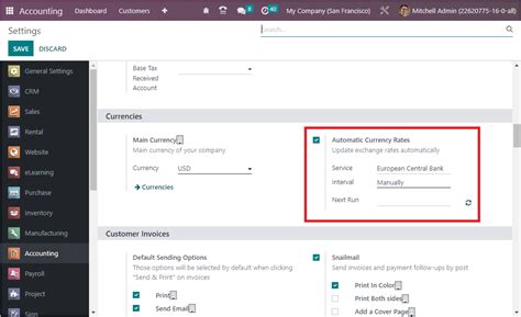 34 Currency Management Configuration Tools In Odoo 16 Accounting
