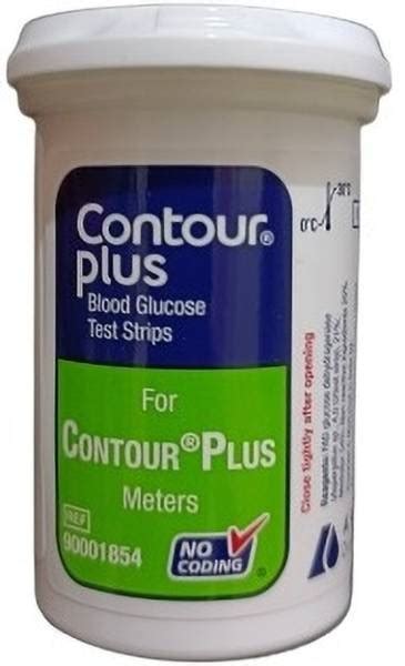Contour Plus 90001854 25 Glucometer Strips Price History