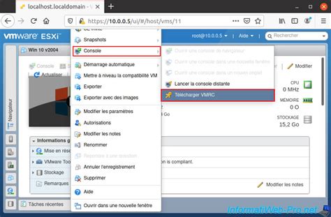 Install And Use The Vmrc Vmware Remote Console On Linux To Manage Your Vms On Vmware Esxi 6 7